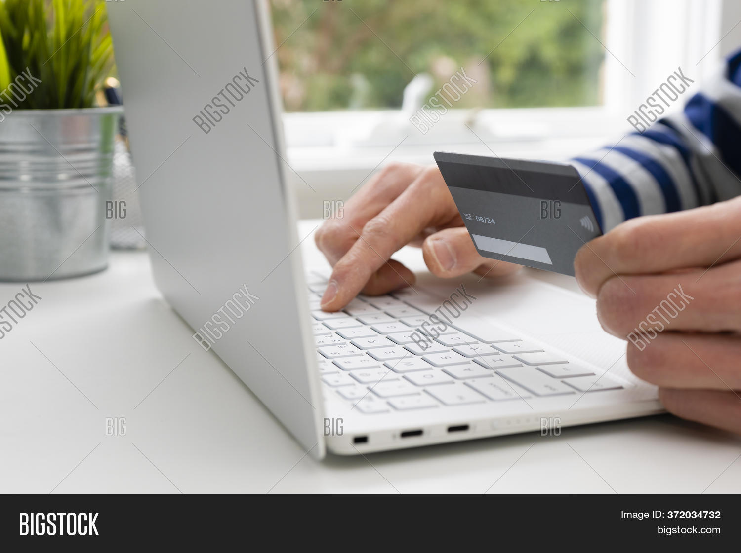Entering Credit Card Image & Photo (Free Trial) | Bigstock