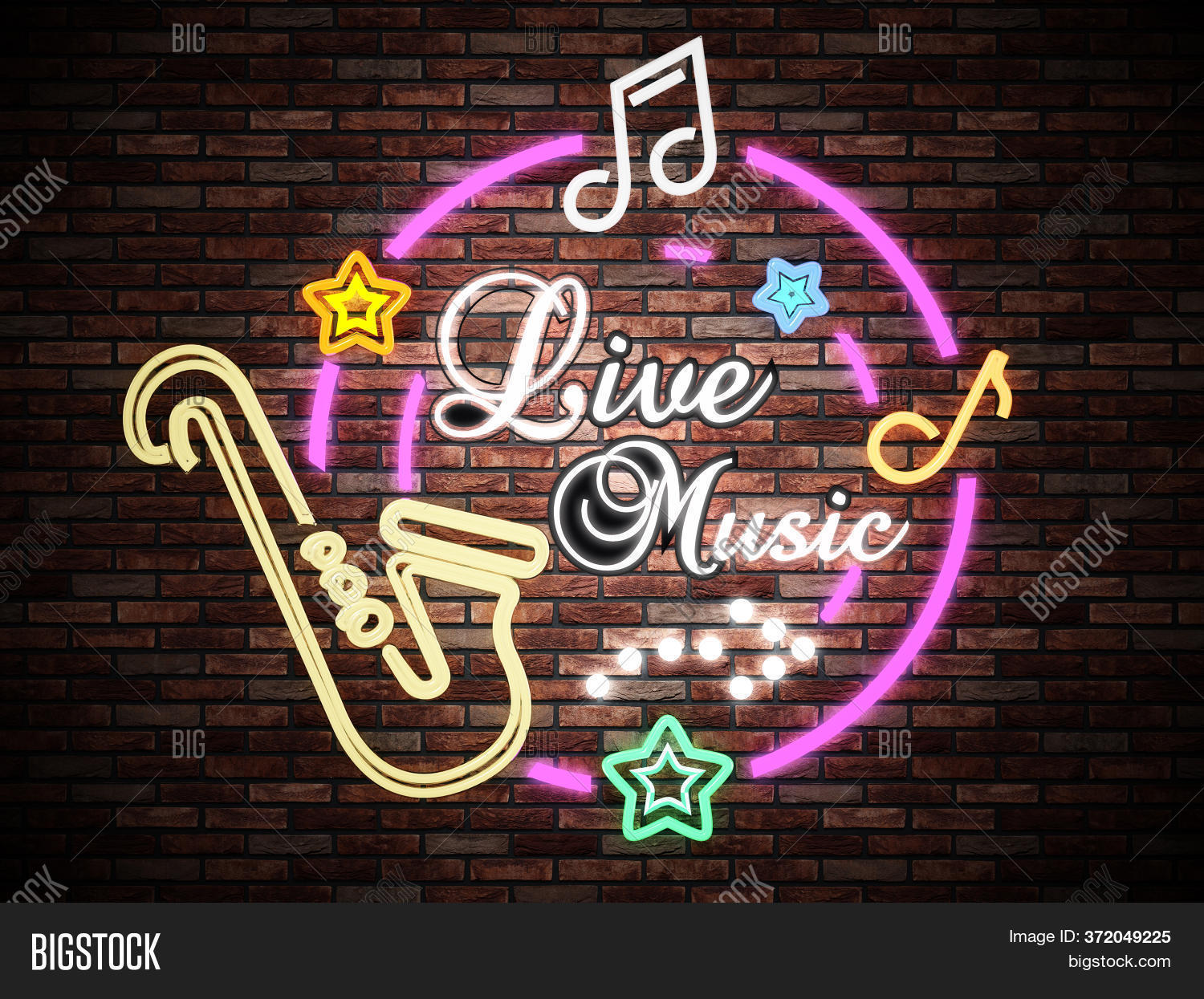 Live Music Wall Music Image & Photo (Free Trial) | Bigstock