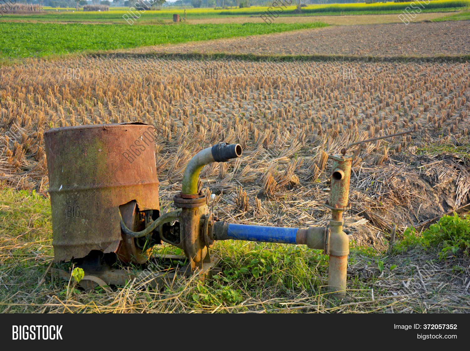 Rusted, Old Water Pump Image & Photo (Free Trial) | Bigstock