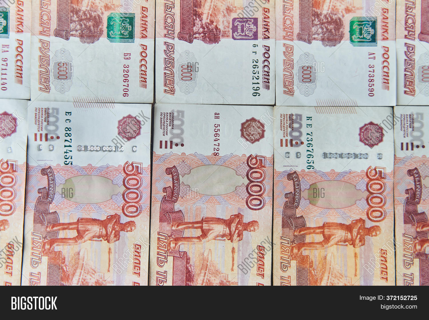 Money On Russia. Close Image & Photo (Free Trial) | Bigstock
