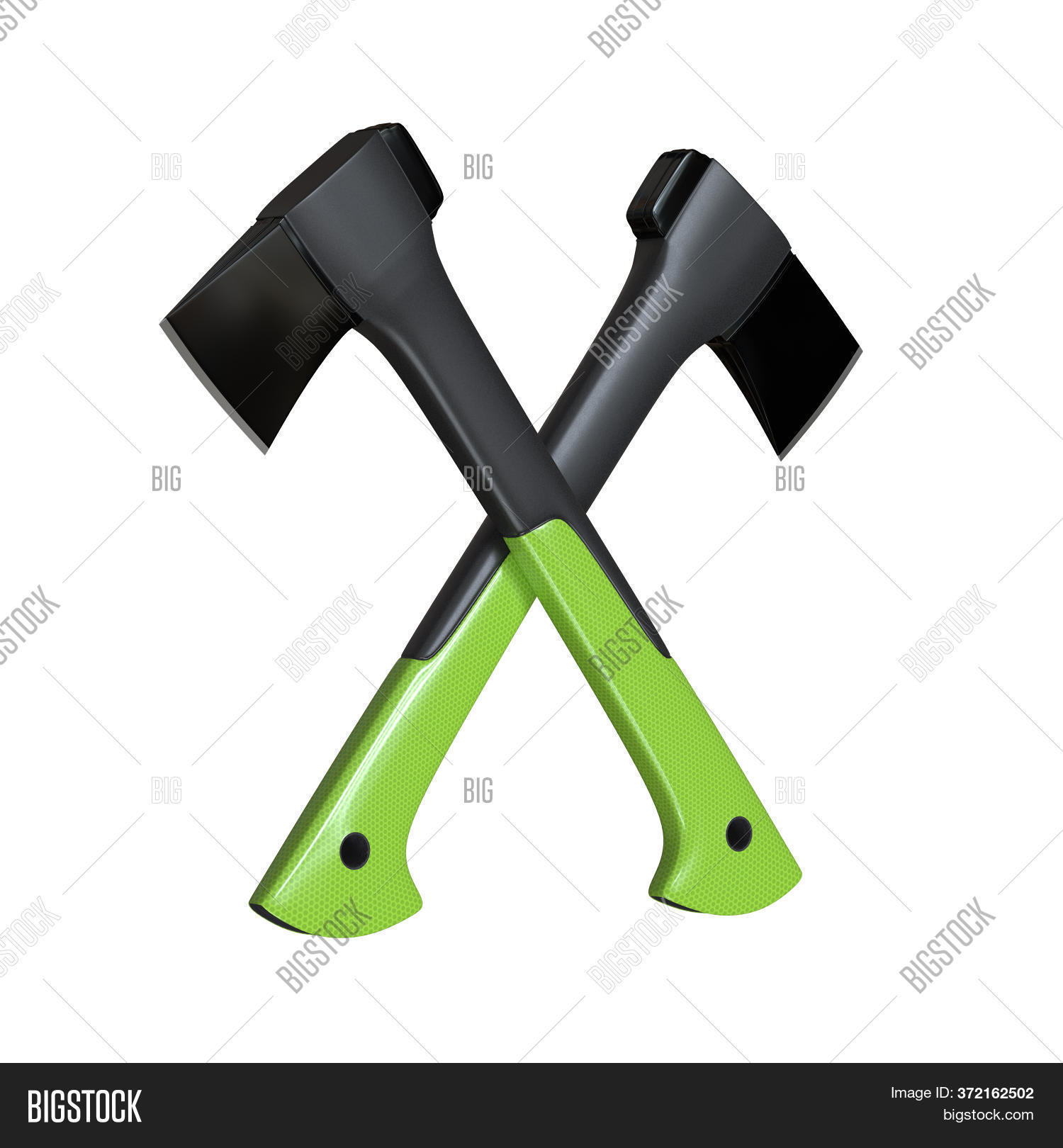 Two Crossed Axe On Image & Photo (Free Trial) | Bigstock