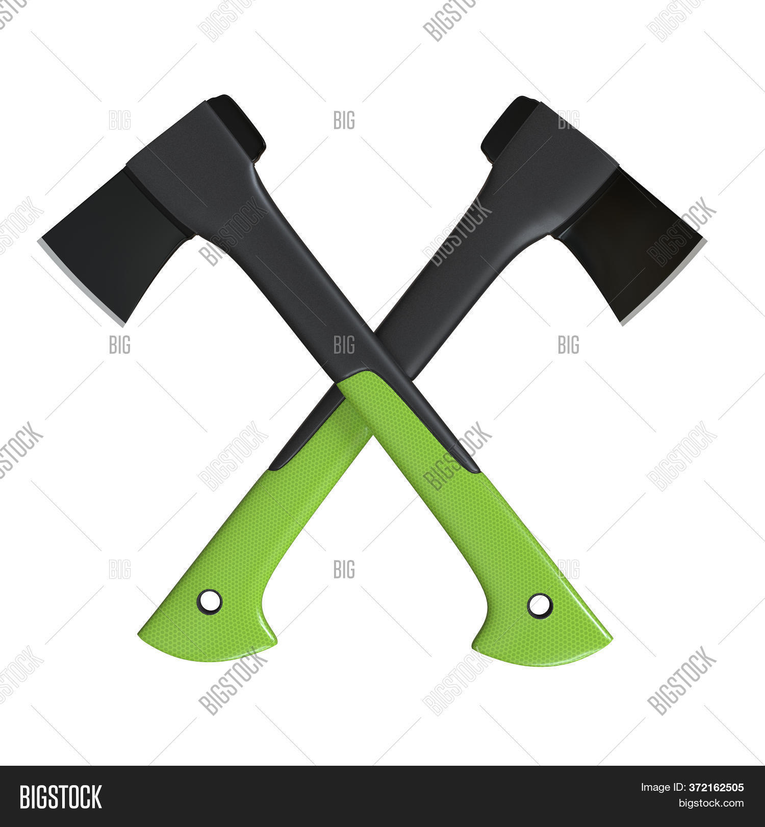 Two Crossed Axe On Image & Photo (Free Trial) | Bigstock