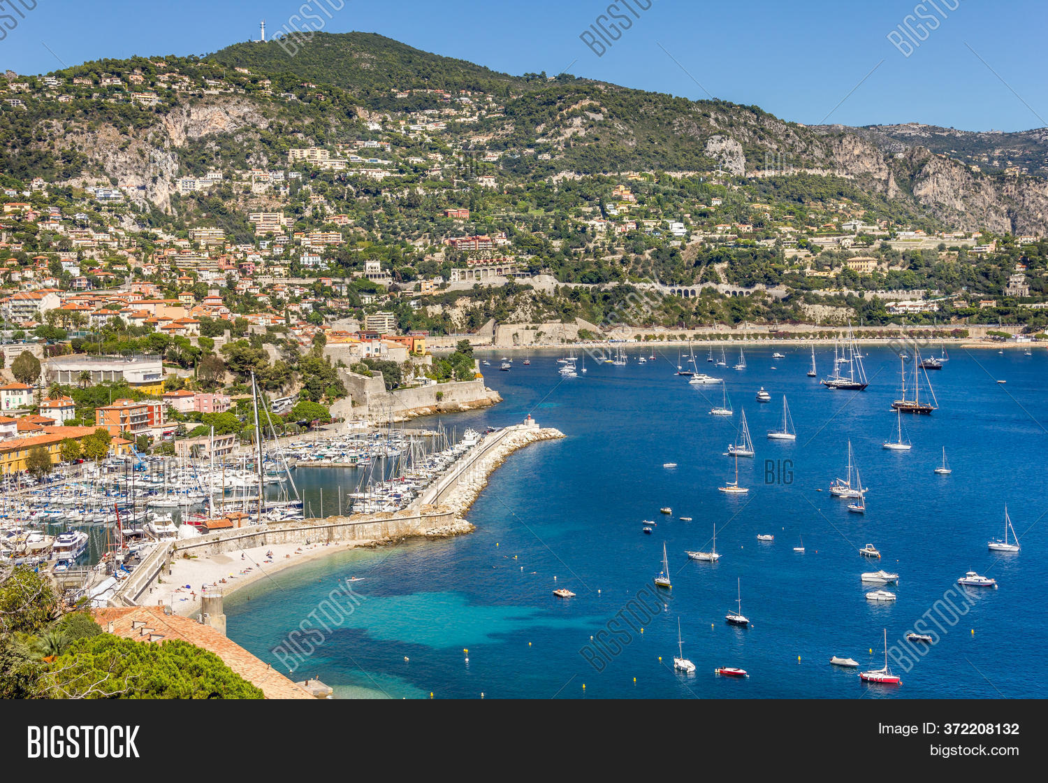 Aerial View Cap Ferrat Image & Photo (Free Trial) | Bigstock