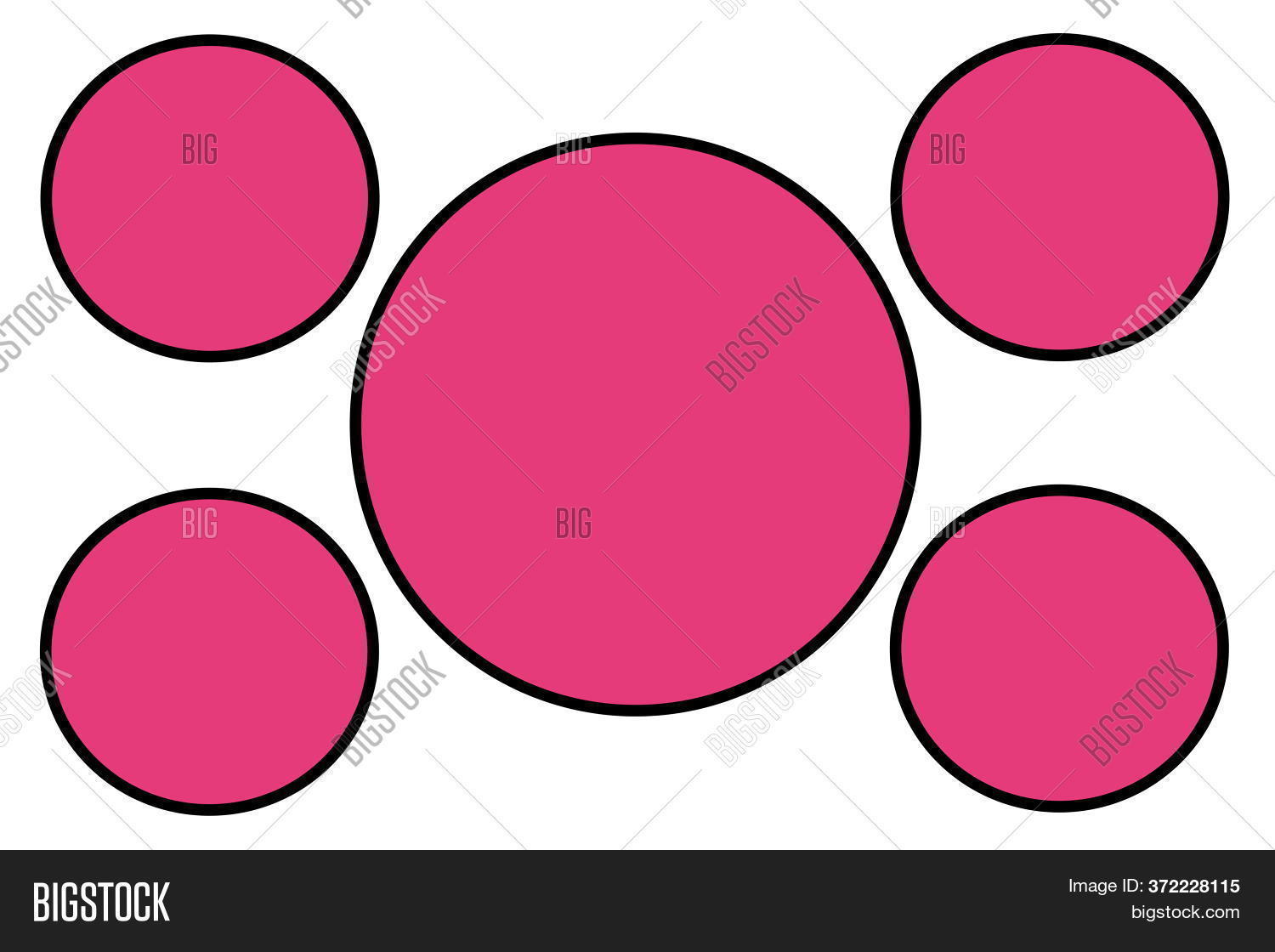 Pink Circular Banners Image & Photo (Free Trial) | Bigstock