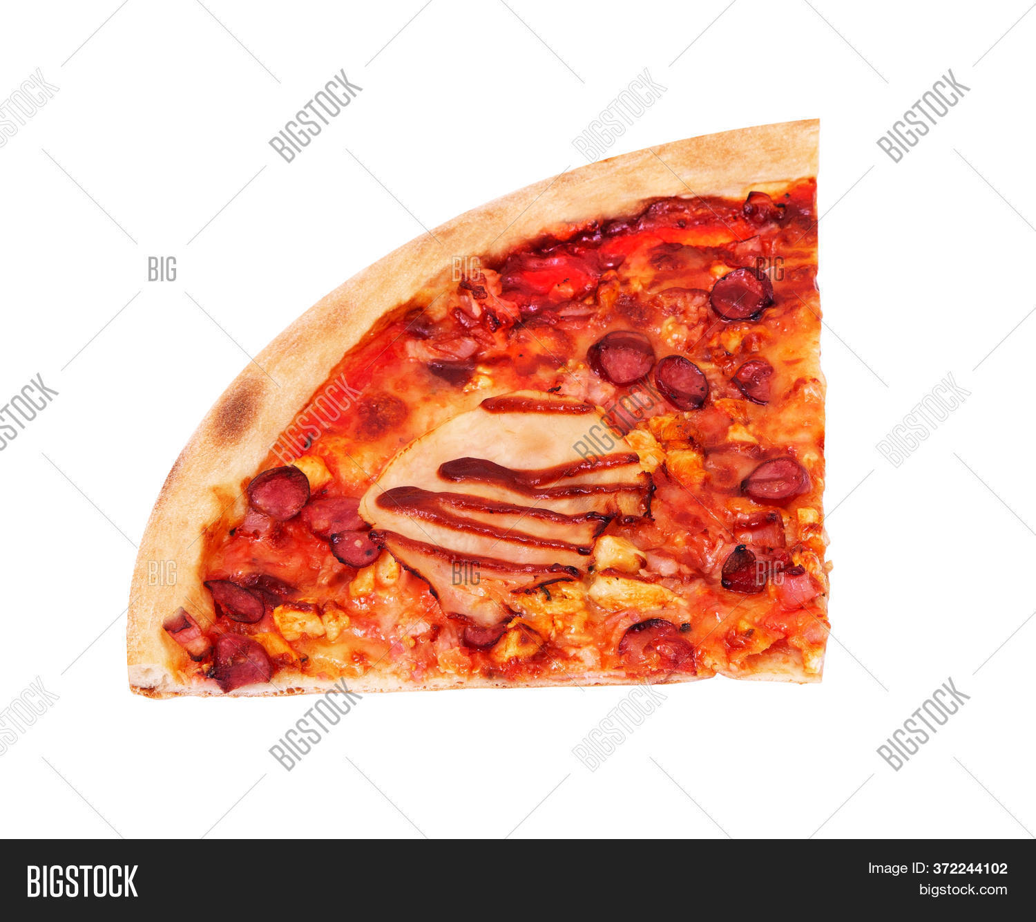 Quarter Tasty Pizza Image & Photo (Free Trial) | Bigstock