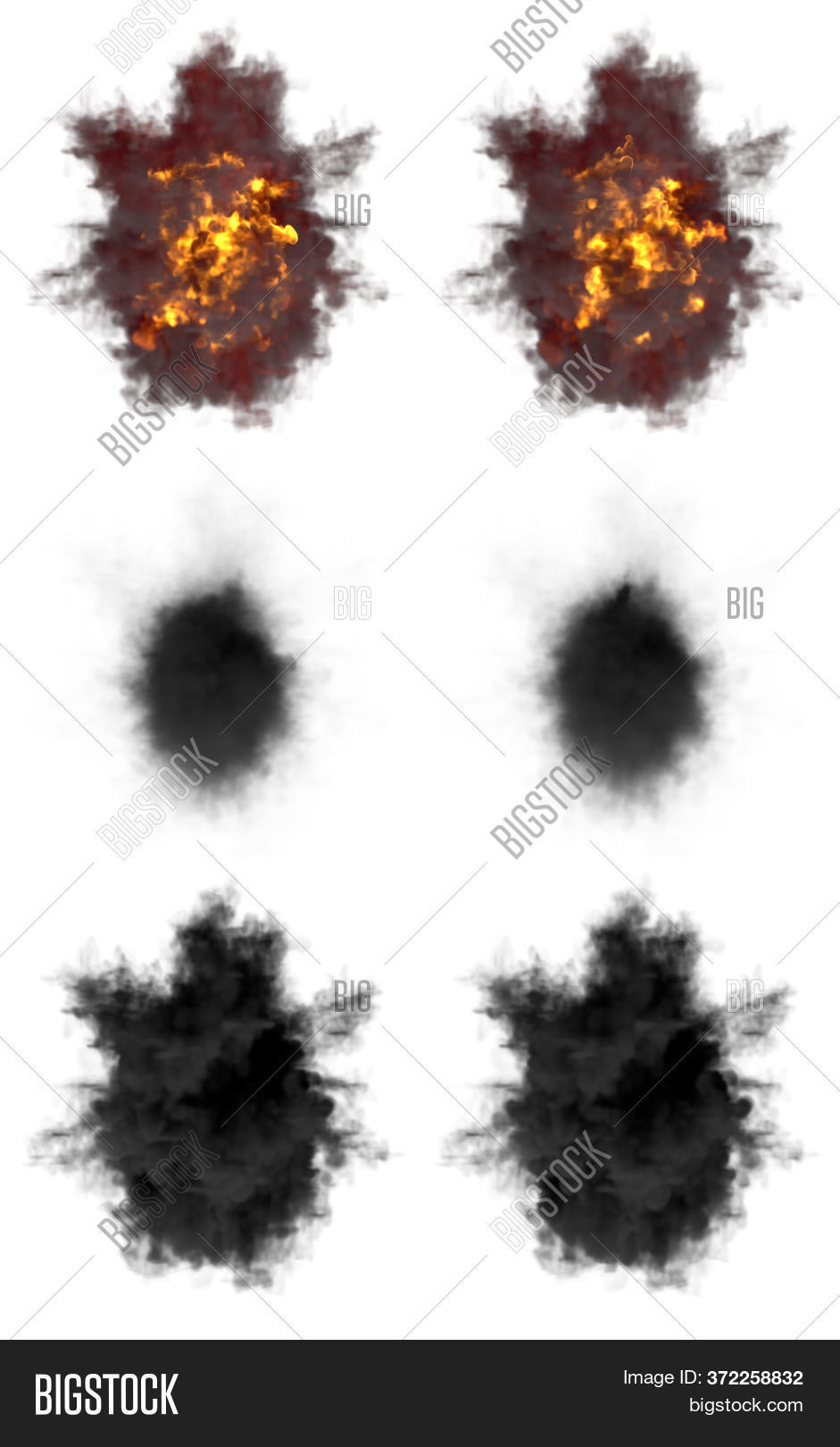 6 Round Explosions Image & Photo (Free Trial) | Bigstock