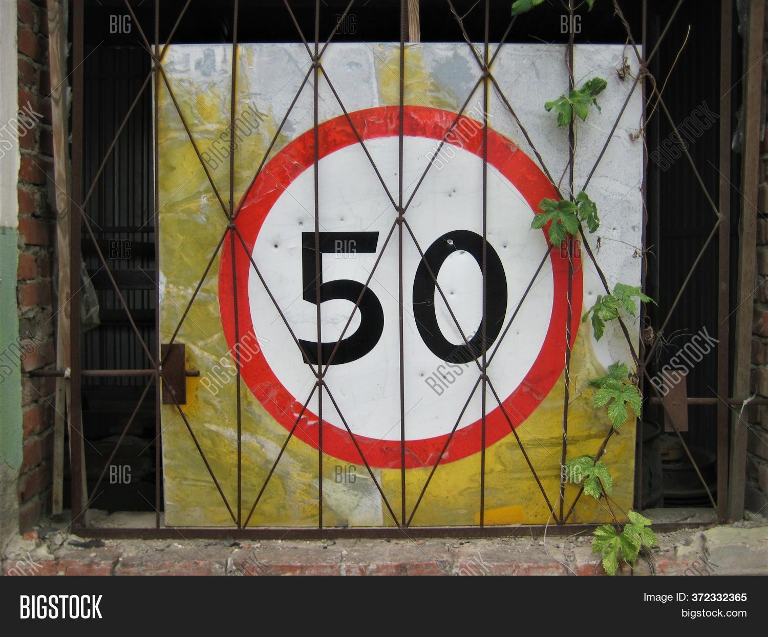 Old Road Sign 50 Image & Photo (Free Trial) | Bigstock