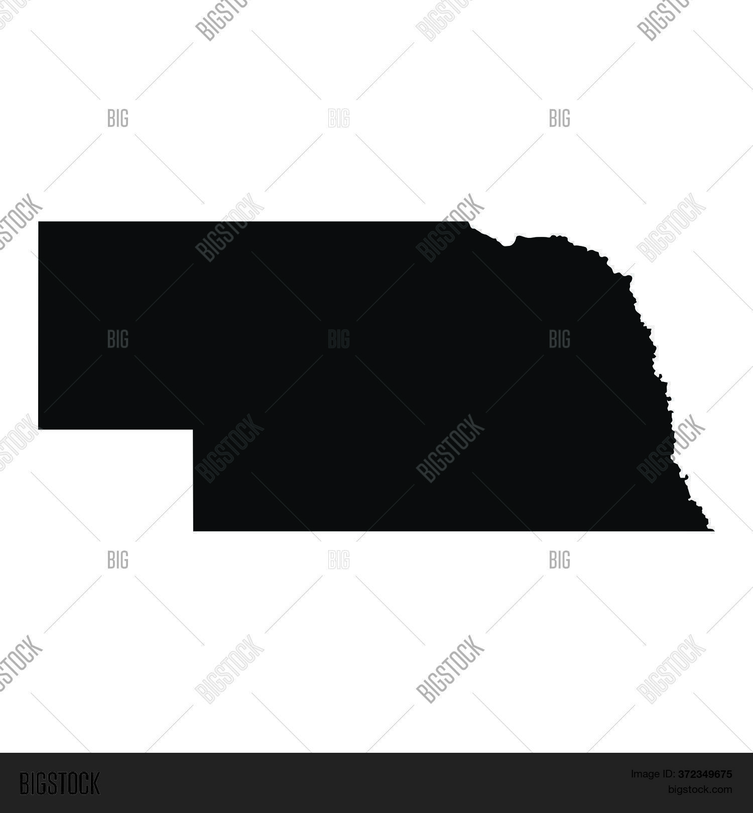 Nebraska Ne State Vector & Photo (Free Trial) | Bigstock