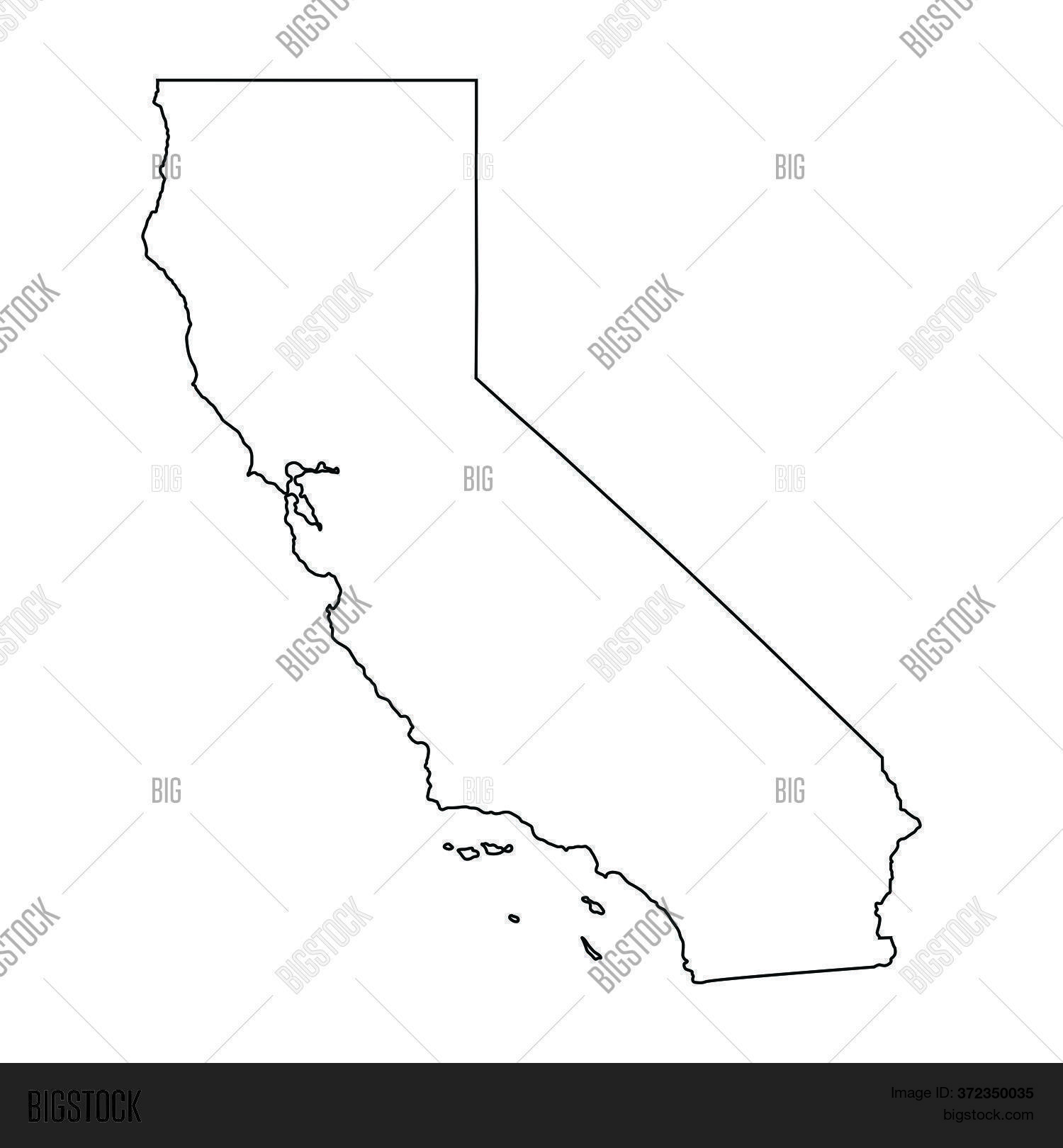 California Ca State Vector & Photo (Free Trial) | Bigstock