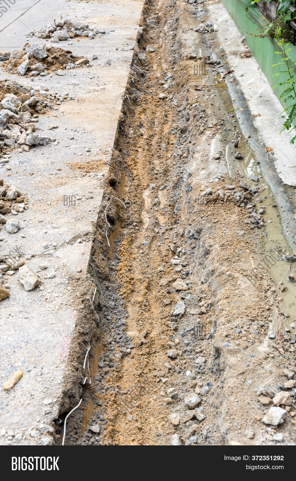 Digging Road Before Image & Photo (Free Trial) | Bigstock