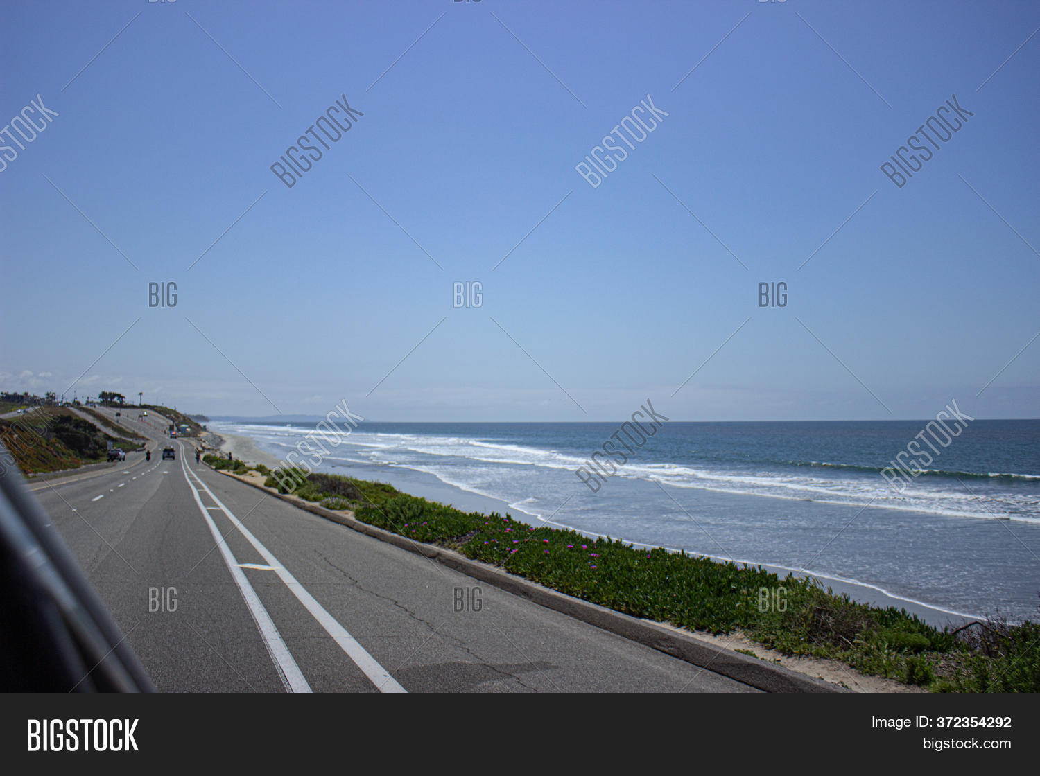 Road Along Beach Image & Photo (Free Trial) | Bigstock