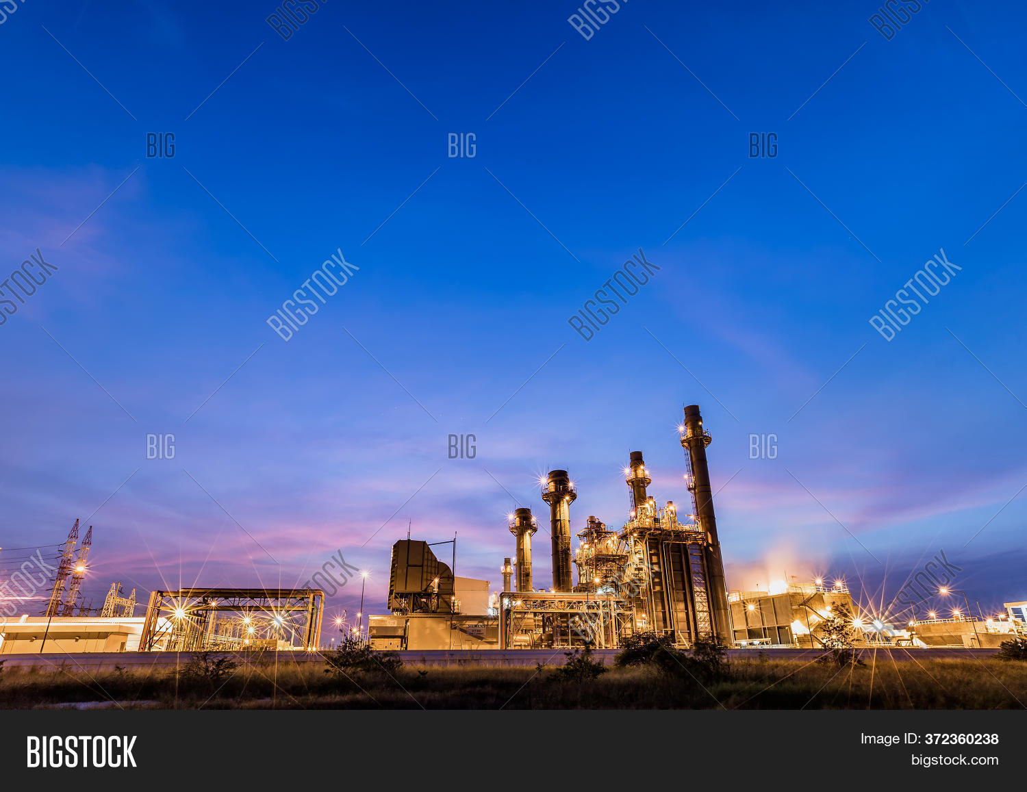Steam Cooling Tower Image & Photo (Free Trial) | Bigstock