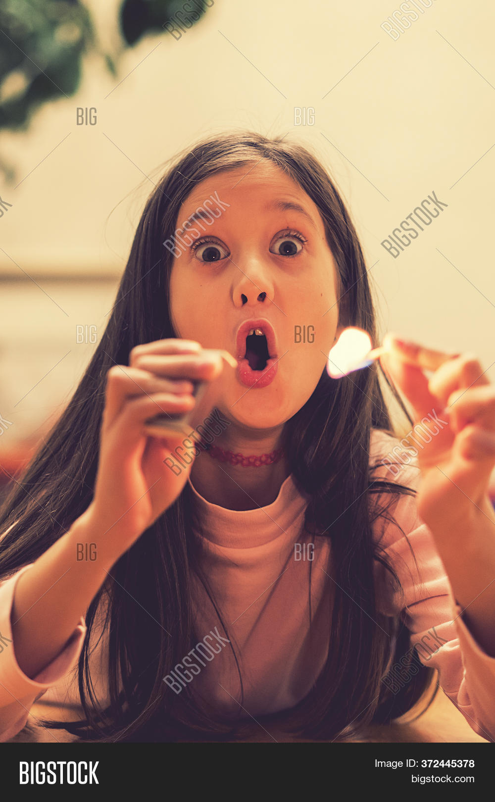 Girl Playing Matches. Image & Photo (Free Trial) | Bigstock