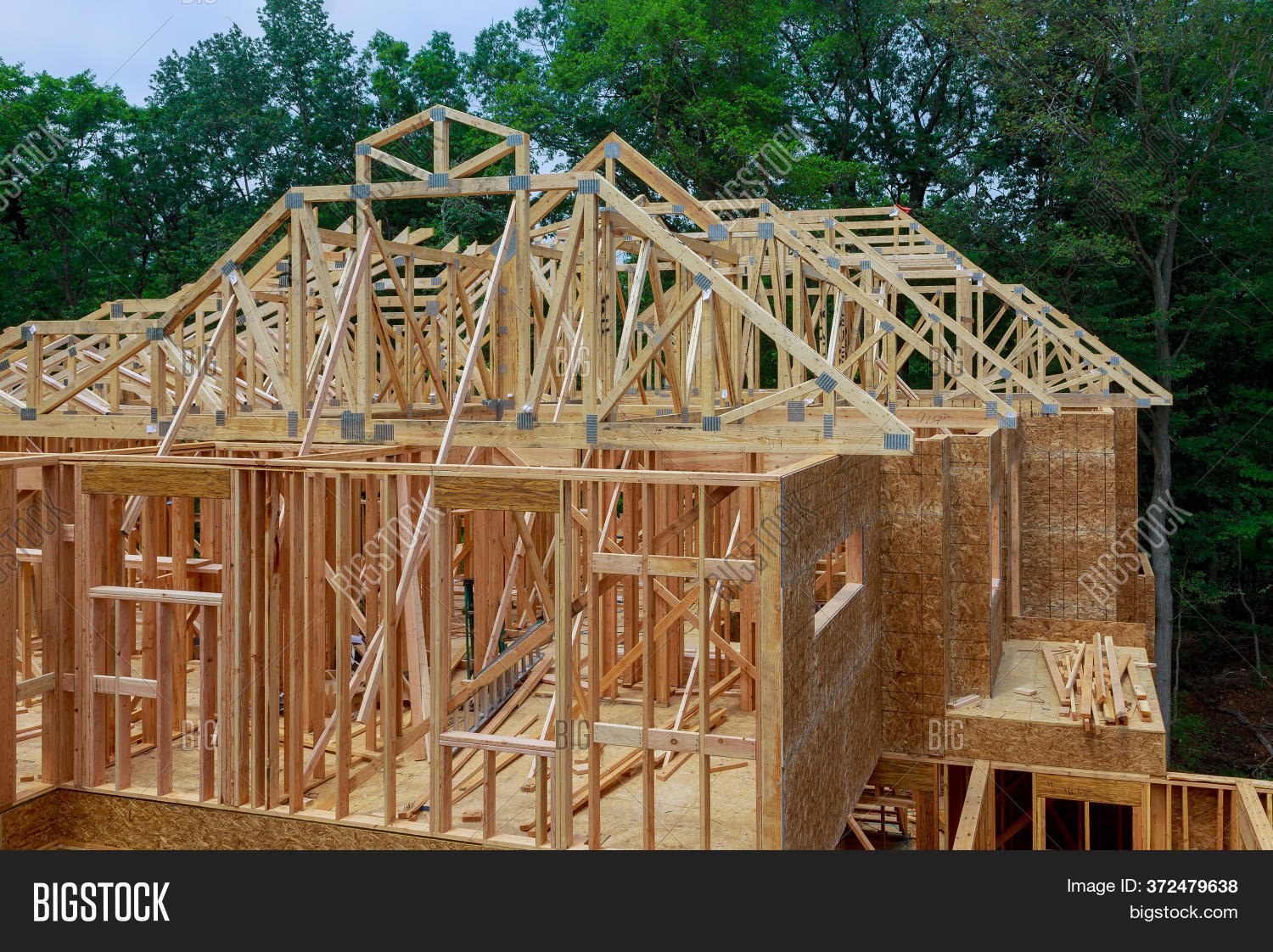 Wooden Frame House Image & Photo (Free Trial) | Bigstock