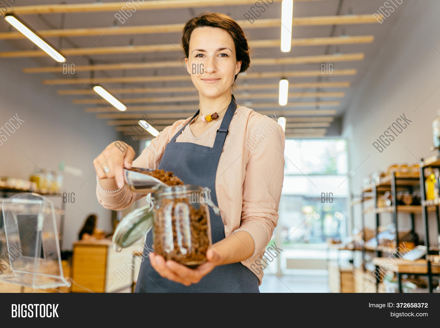 Shop Assistant Woman Image & Photo (Free Trial) | Bigstock