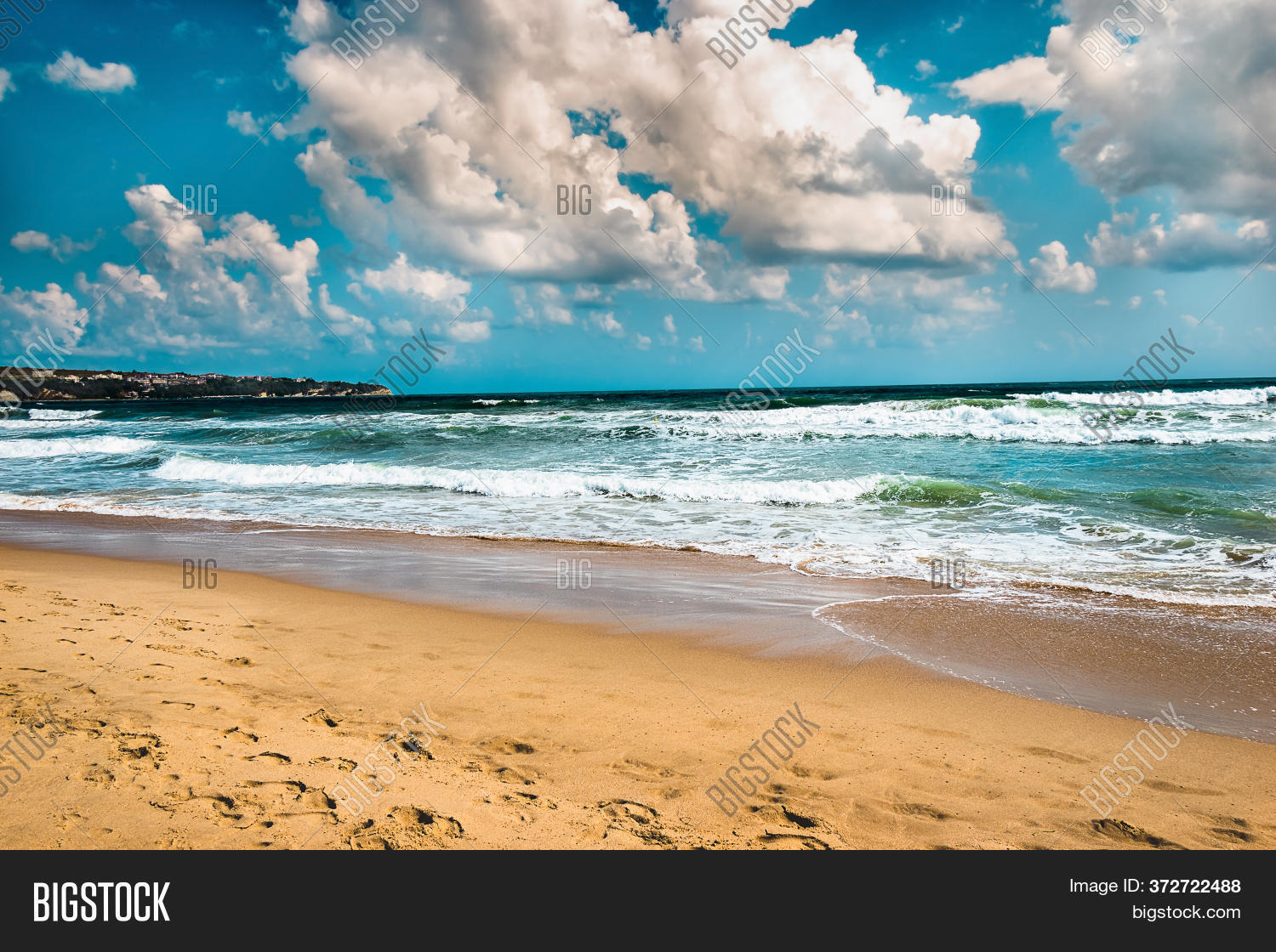 Seascape Cloudy Scene Image & Photo (Free Trial) | Bigstock