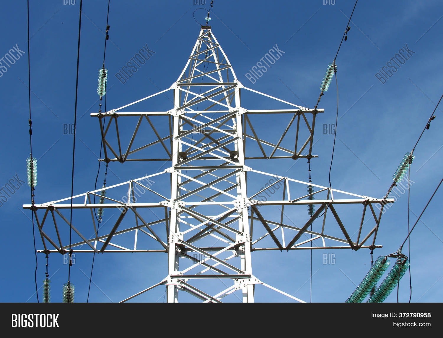 Steel Pylon High Image & Photo (Free Trial) | Bigstock