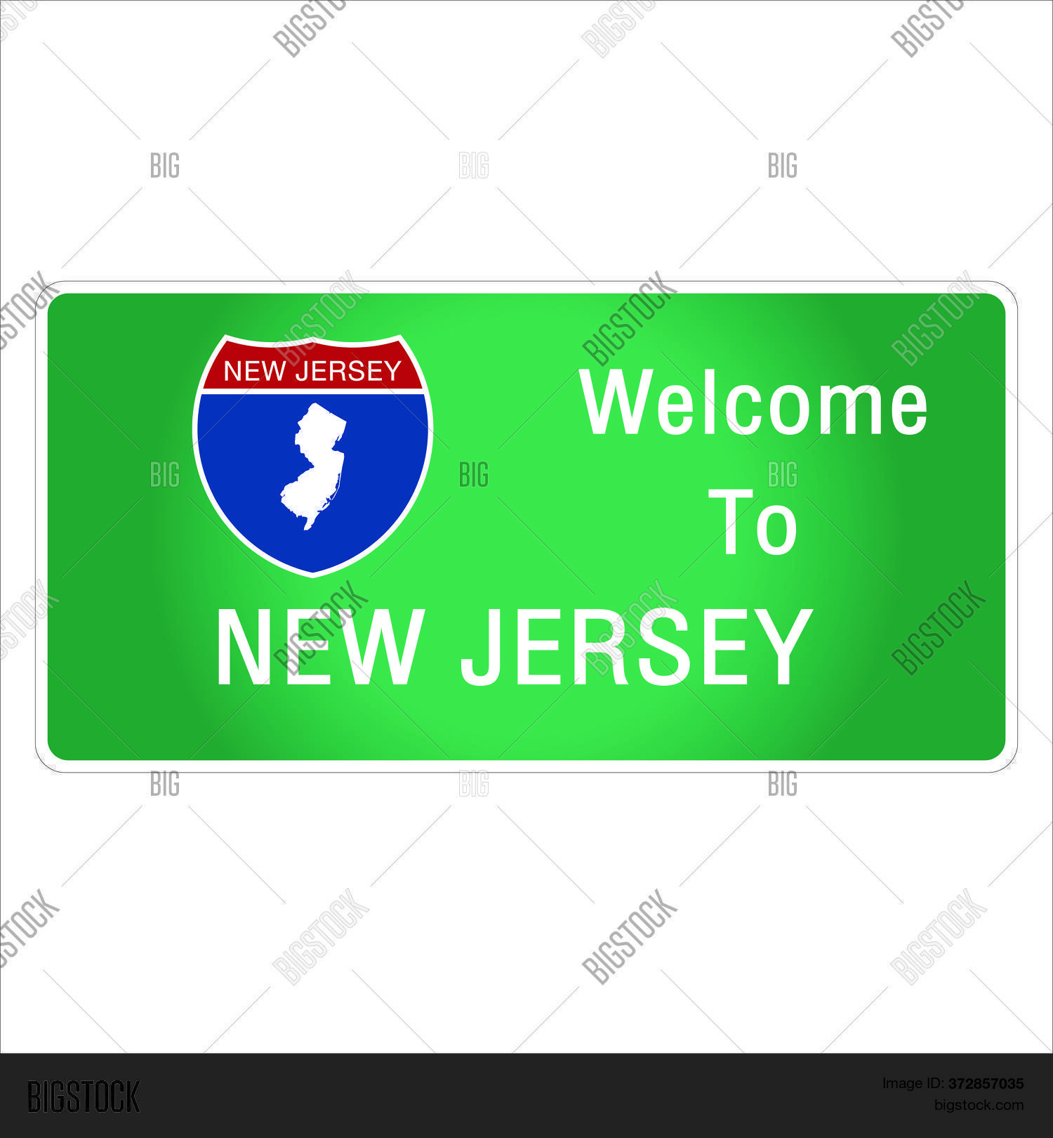Roadway Sign Welcome Vector & Photo (Free Trial) | Bigstock