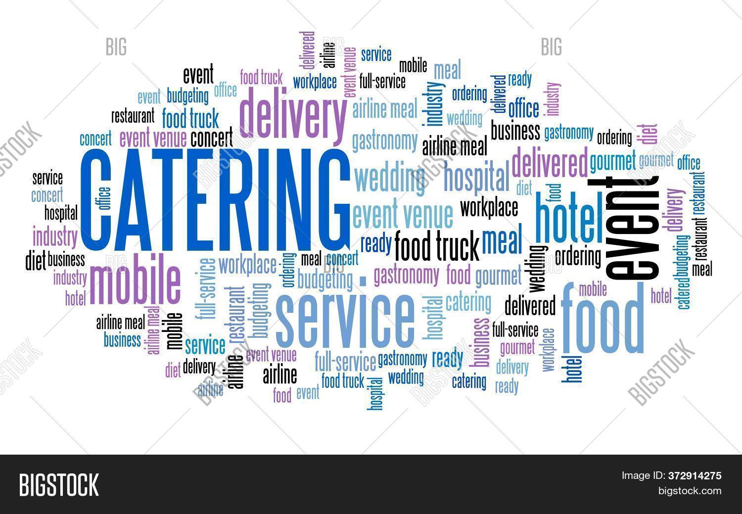 Catering Words Collage Image & Photo (Free Trial) | Bigstock