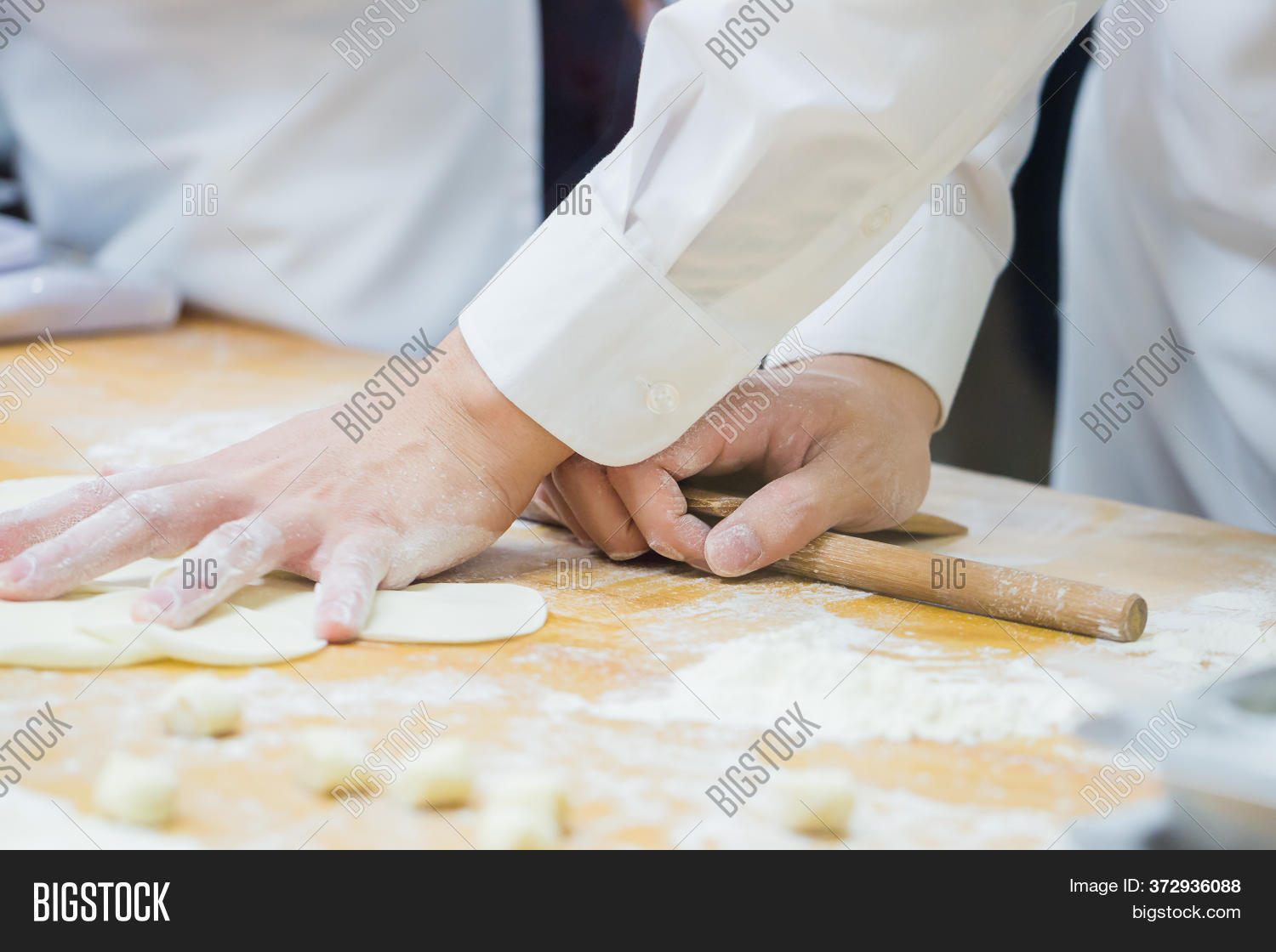 Dim Sum Chefs Working Image & Photo (Free Trial) | Bigstock
