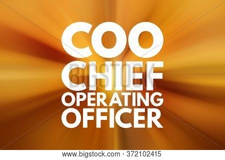 Coo - Chief Operating Image & Photo (Free Trial) | Bigstock