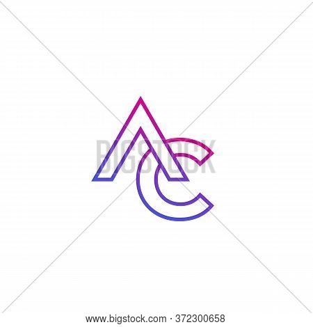 Ac Monogram, Vector Vector & Photo (Free Trial) | Bigstock