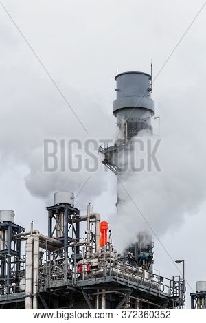 Steam Cooling Tower Image & Photo (Free Trial) | Bigstock
