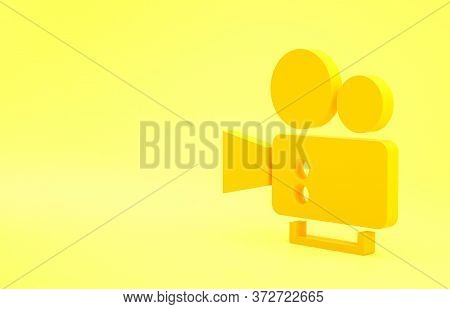 Yellow Cinema Camera Image & Photo (Free Trial) | Bigstock