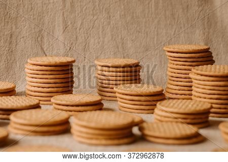 Stack Wheat Biscuits Image & Photo (Free Trial) | Bigstock