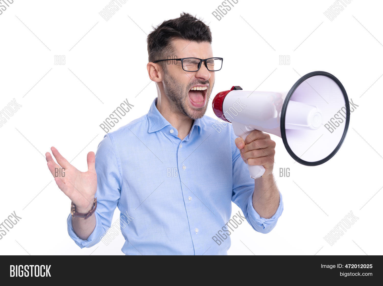 Man Announcer Image & Photo (Free Trial) | Bigstock