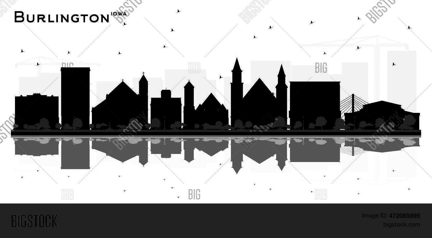 Burlington Iowa City Vector & Photo (Free Trial) | Bigstock