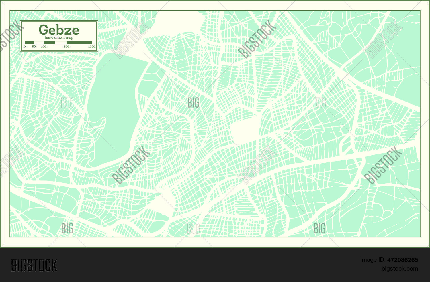 Gebze Turkey City Map Vector & Photo (Free Trial) | Bigstock