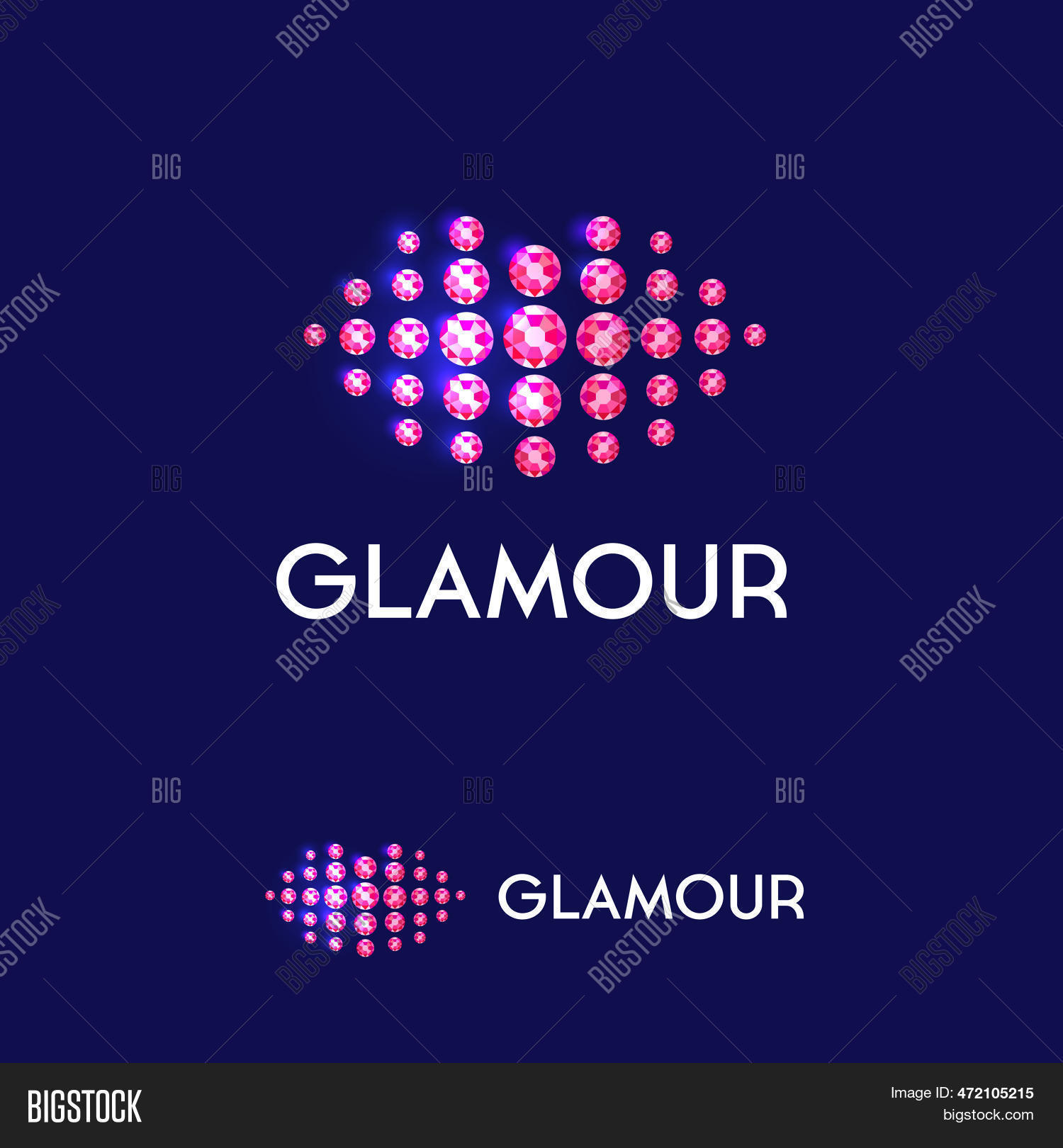 Glamour Emblem. Vector & Photo (Free Trial) | Bigstock
