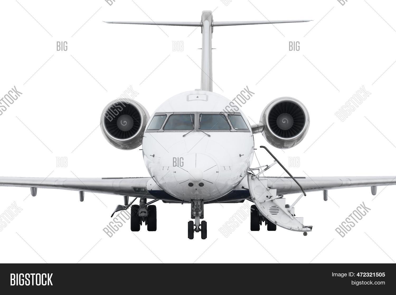 Front View Private Jet Image & Photo (Free Trial) | Bigstock