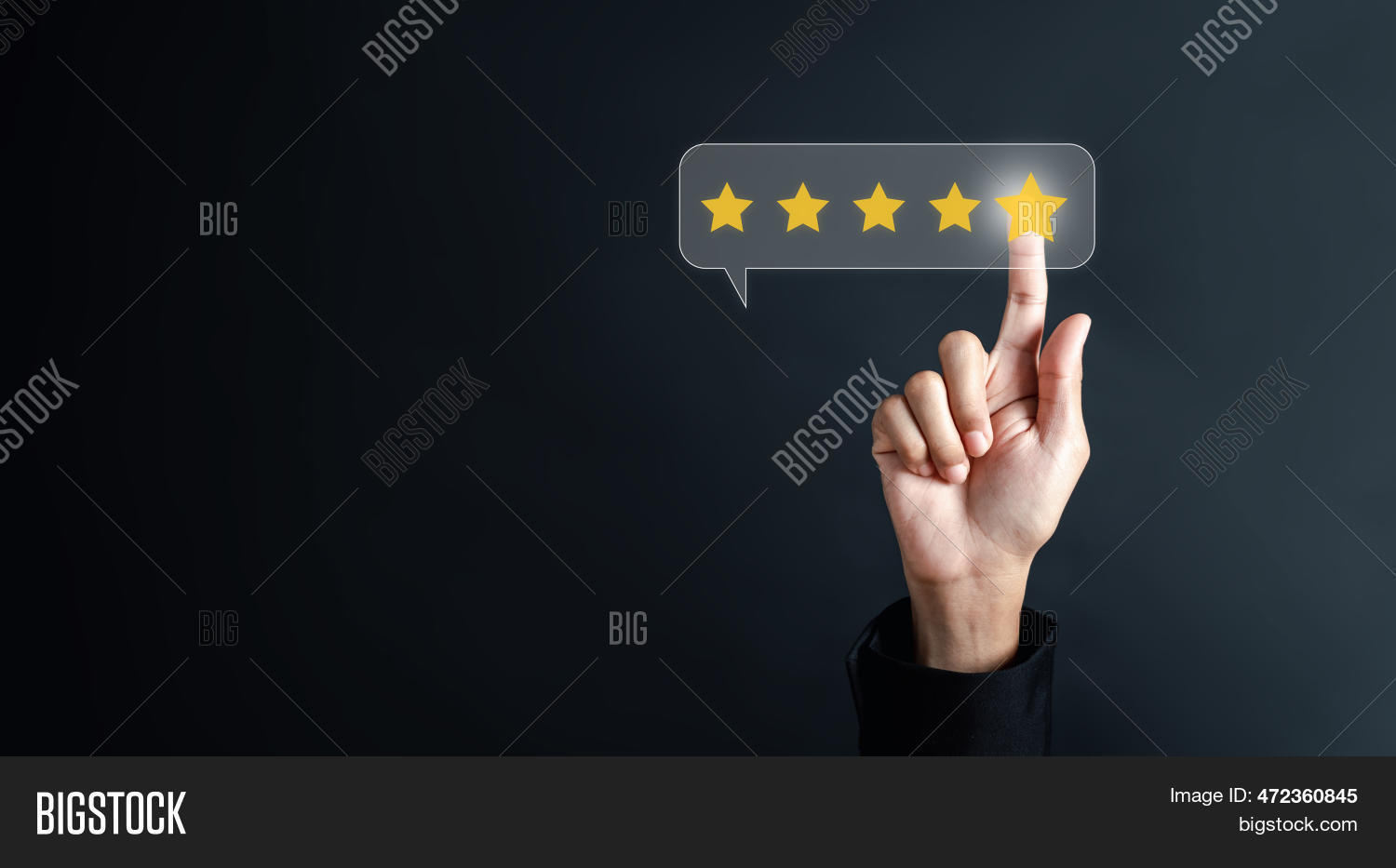 Hand Giving Five Star Image & Photo (Free Trial) | Bigstock