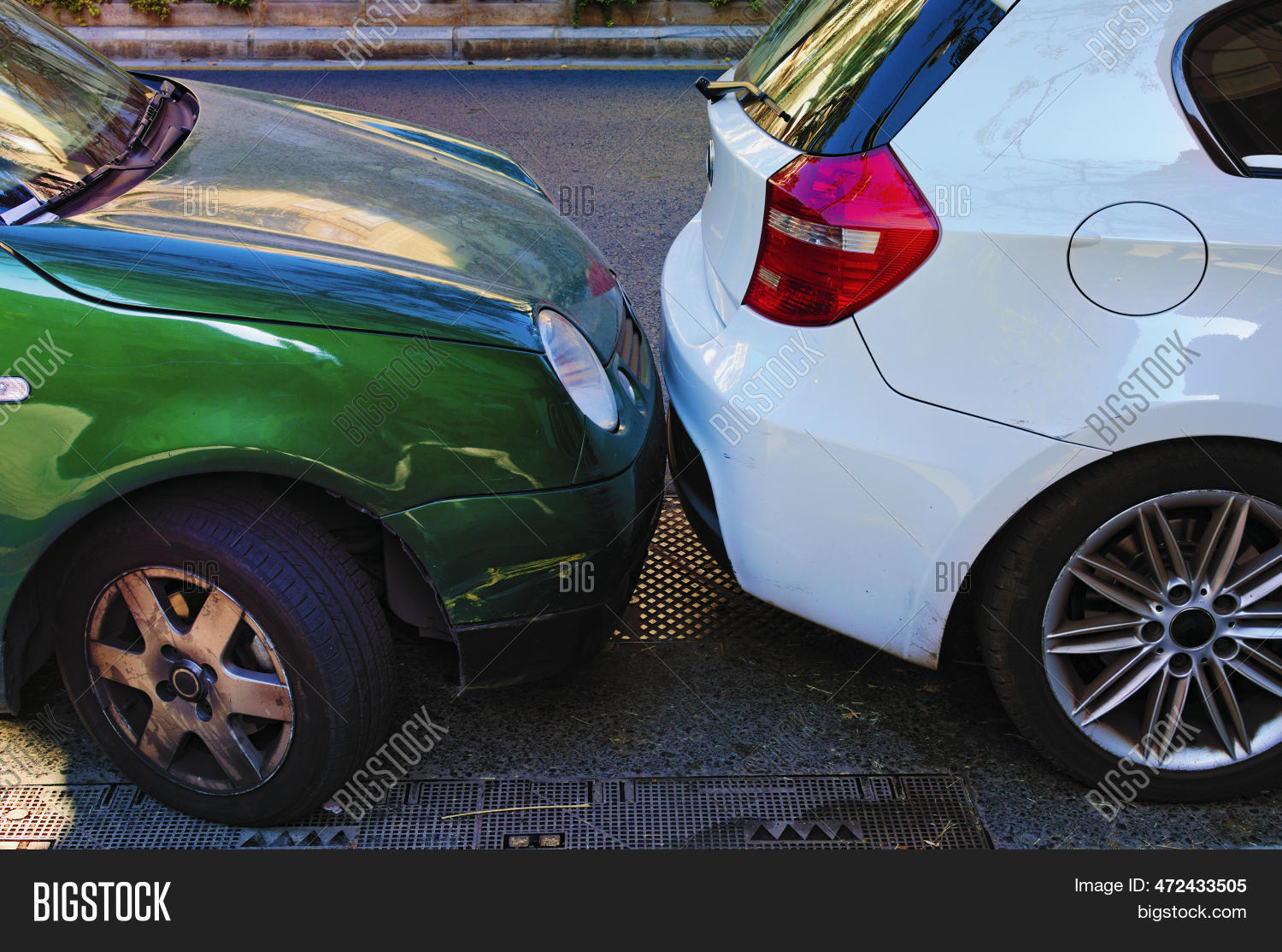 Two Cars Parked Very Image & Photo (Free Trial) | Bigstock