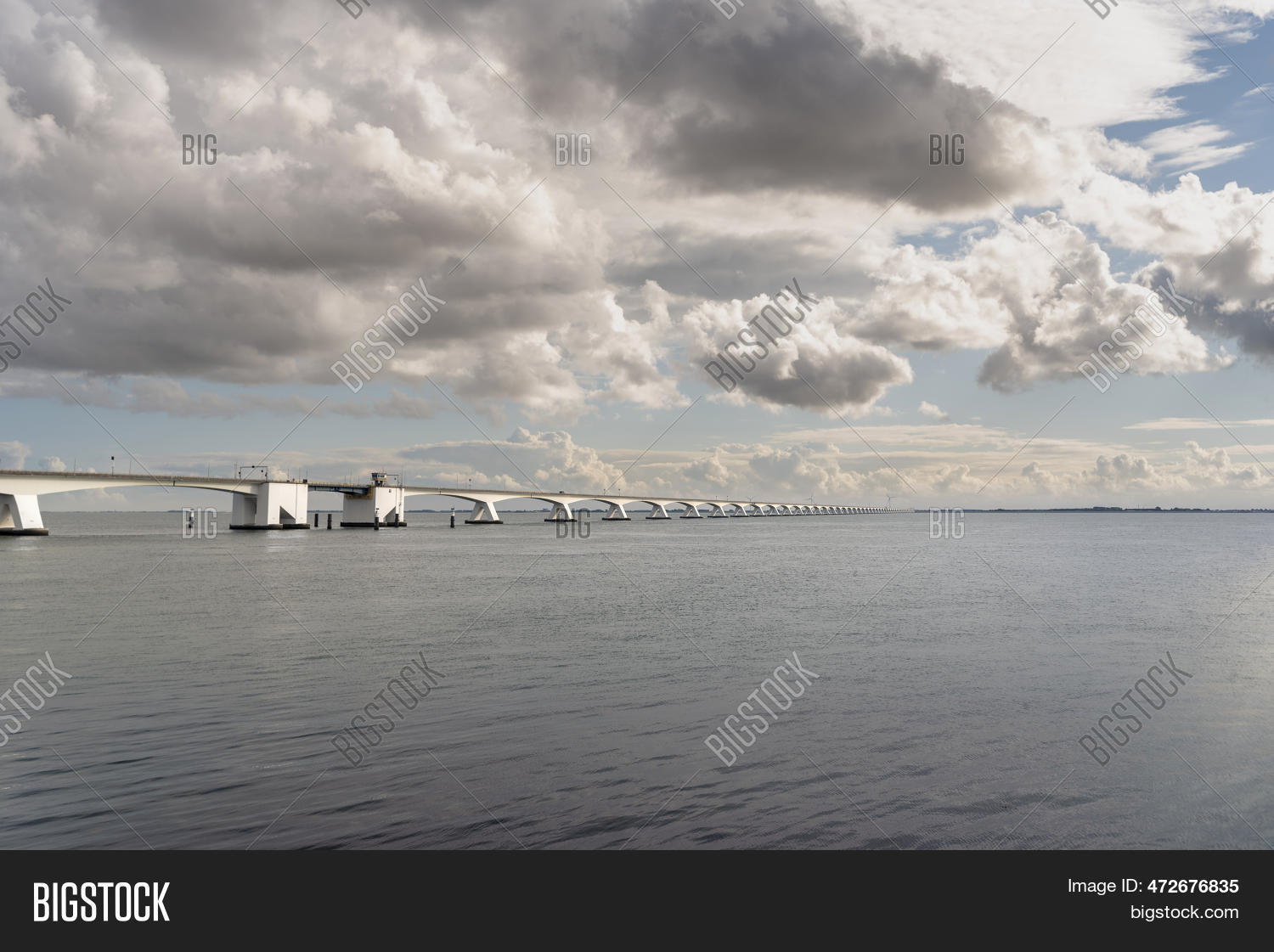 Zeeland Bridge Estuary Image & Photo (Free Trial) | Bigstock