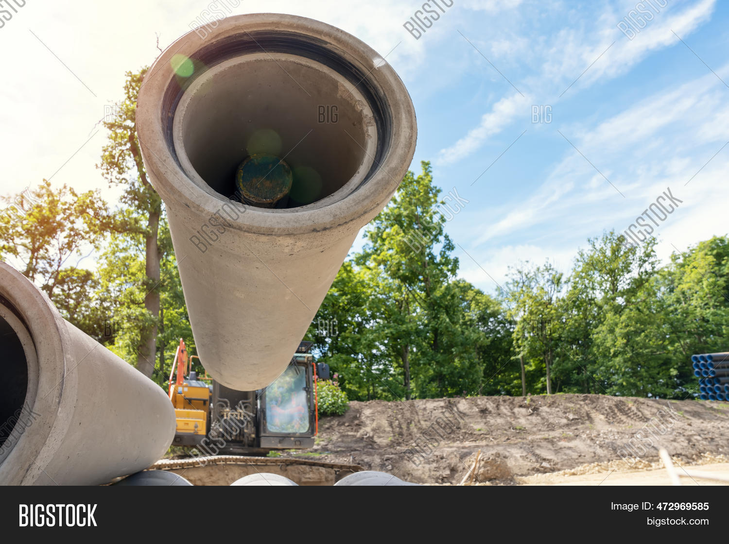 Big Diameter Concrete Image & Photo (Free Trial) | Bigstock
