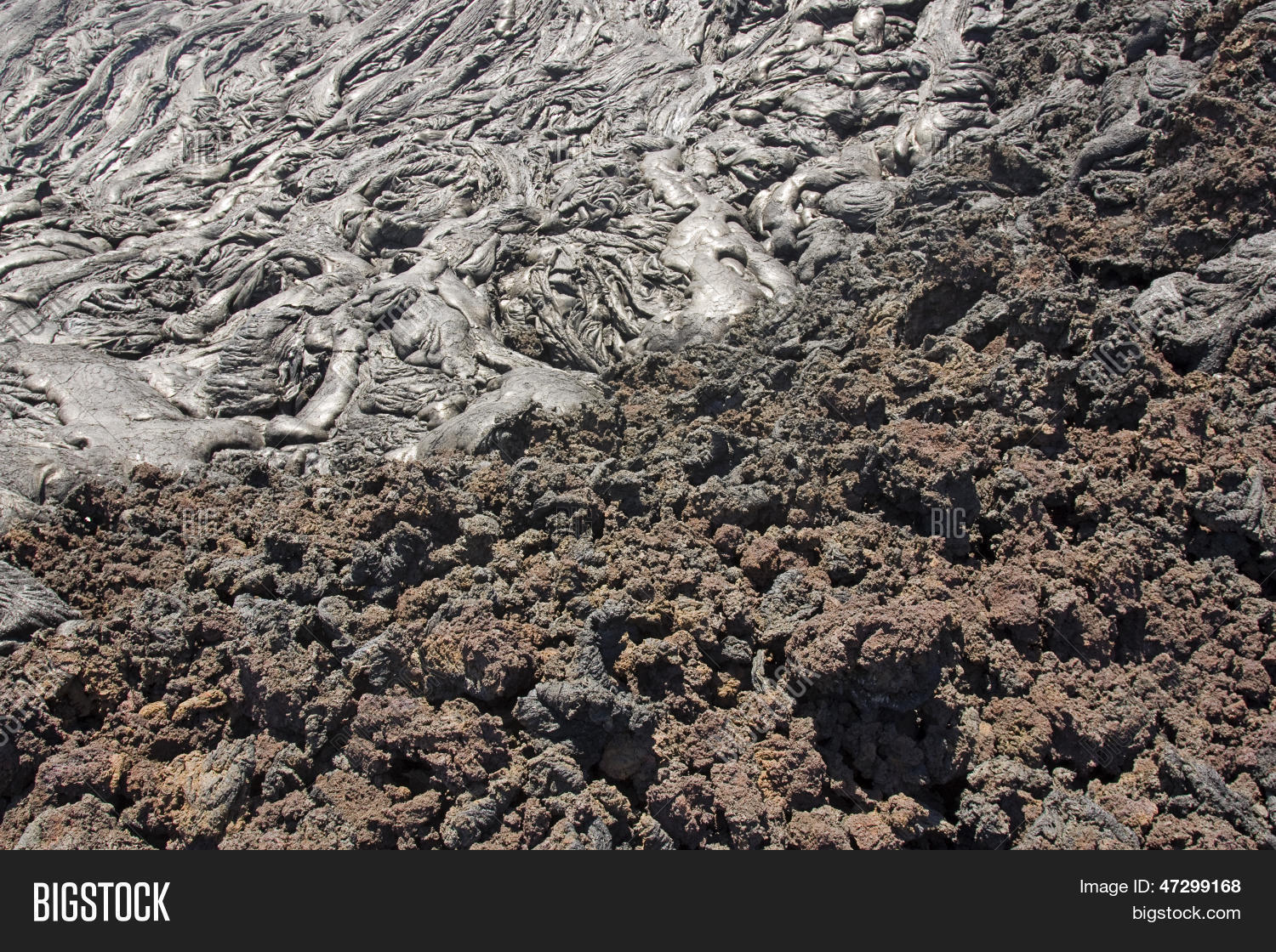 Aa Pahoehoe Lava Image & Photo (Free Trial) | Bigstock