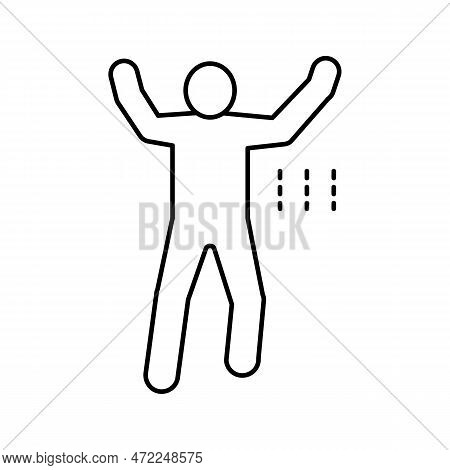 Warning Man Vector & Photo (Free Trial) | Bigstock