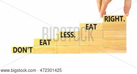 Eat Less Right Symbol Image & Photo (Free Trial) | Bigstock