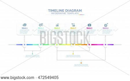 Timeline Diagram Vector & Photo (Free Trial) | Bigstock