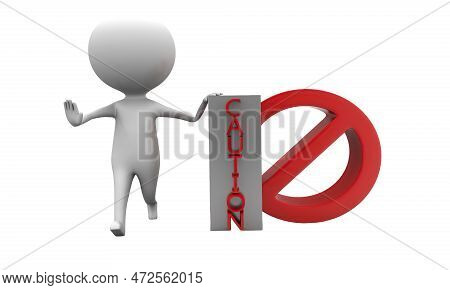 3D Man Showing Image & Photo (Free Trial) | Bigstock