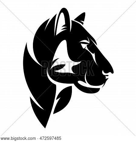 Lioness Wild Puma Vector & Photo (Free Trial) | Bigstock