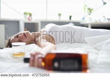 Drunk Woman Sleeping Image & Photo (Free Trial) | Bigstock