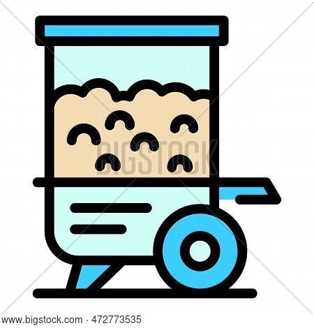 Popcorn Machine Icon Vector & Photo (Free Trial) | Bigstock