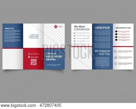 Tri-fold Brochure Vector & Photo (Free Trial) | Bigstock
