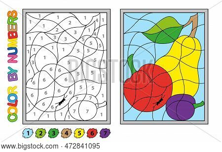 Color By Numbers. Vector & Photo (Free Trial) | Bigstock
