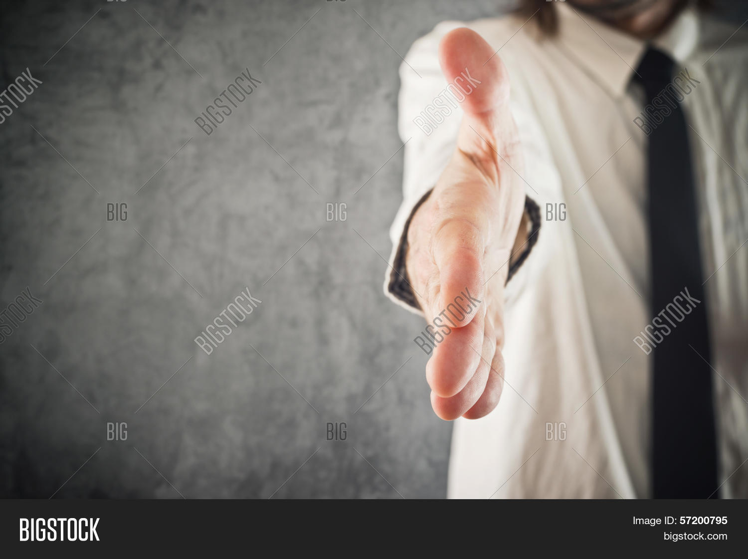 Businessman Offering Image & Photo (Free Trial) | Bigstock