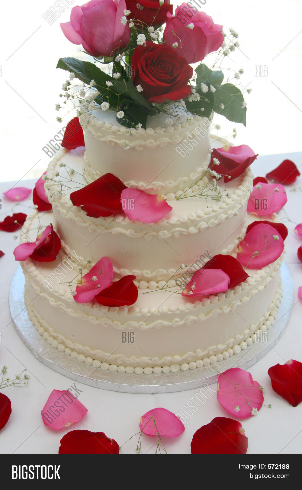 Wedding Cake Rose Image & Photo (Free Trial) | Bigstock